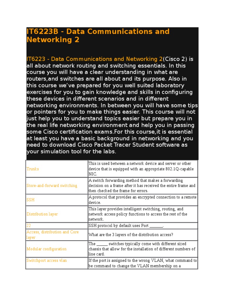 IT6223B | PDF | Ip Address | Computer Network