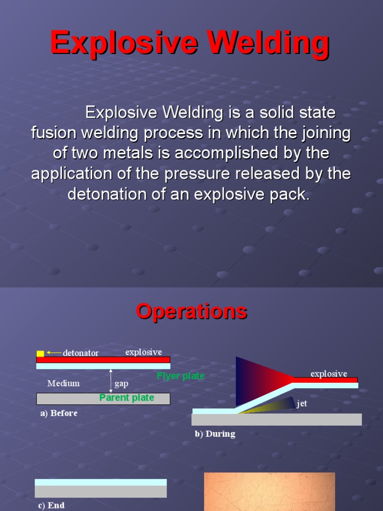 Explosive Welding | PDF | Welding | Construction