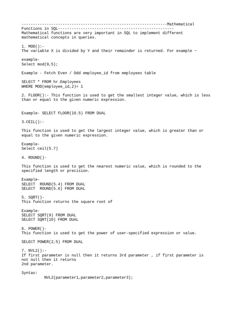 Arithmetic Functions Pdf Parameter Computer Programming 5362