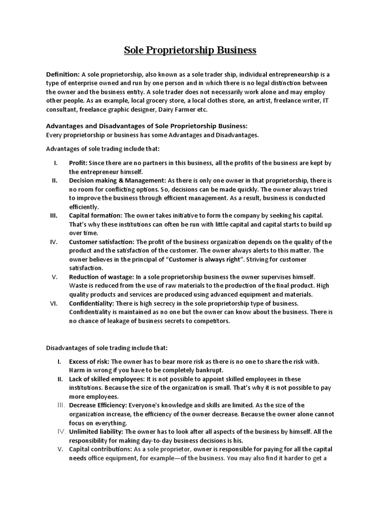 BUS Assignment 1 | PDF | Sole Proprietorship | Partnership
