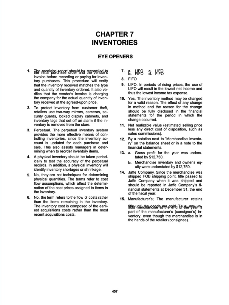 PDF Warren SM ch07 Final - Compress | PDF | Accounting | Economies