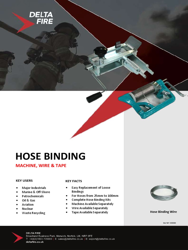 Hose Binding Data Sheet 22 | PDF | Wire | Mechanical Engineering