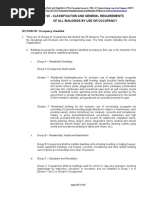 National Building Code PD 1096 - Occupancy Classification | PDF