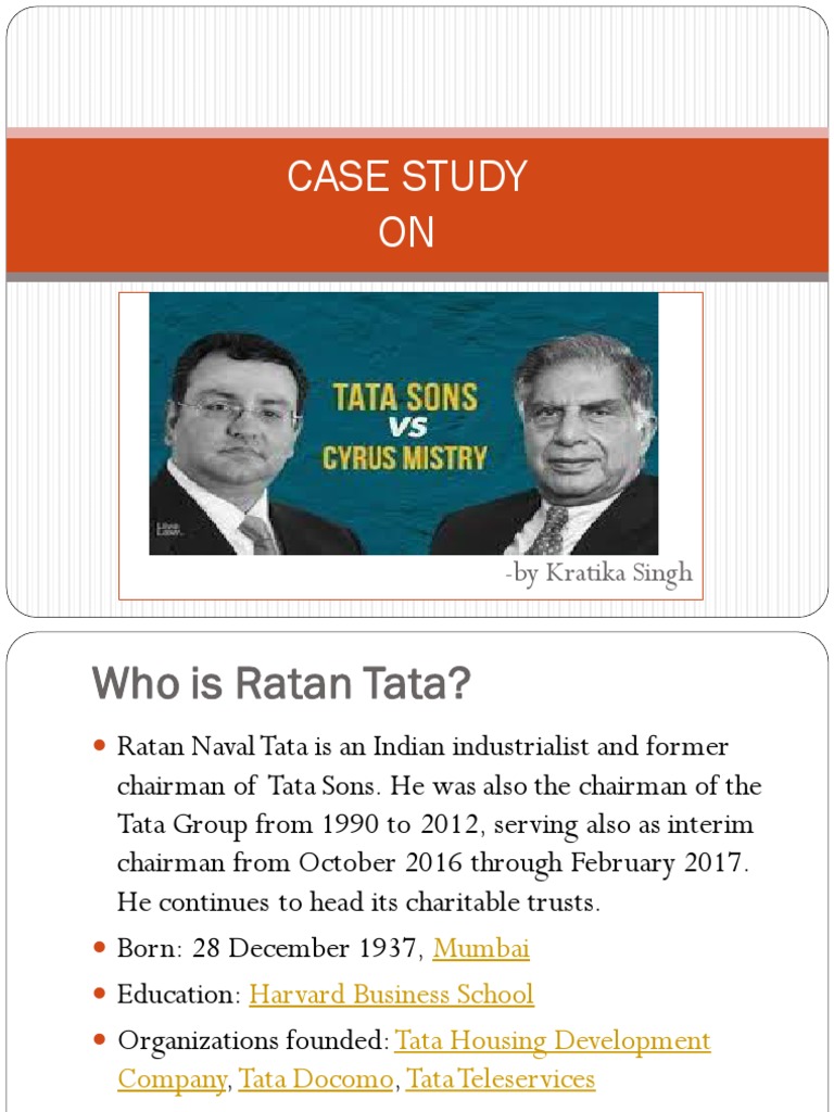 Cyrus Mistry Case Study | PDF | Economy Of India