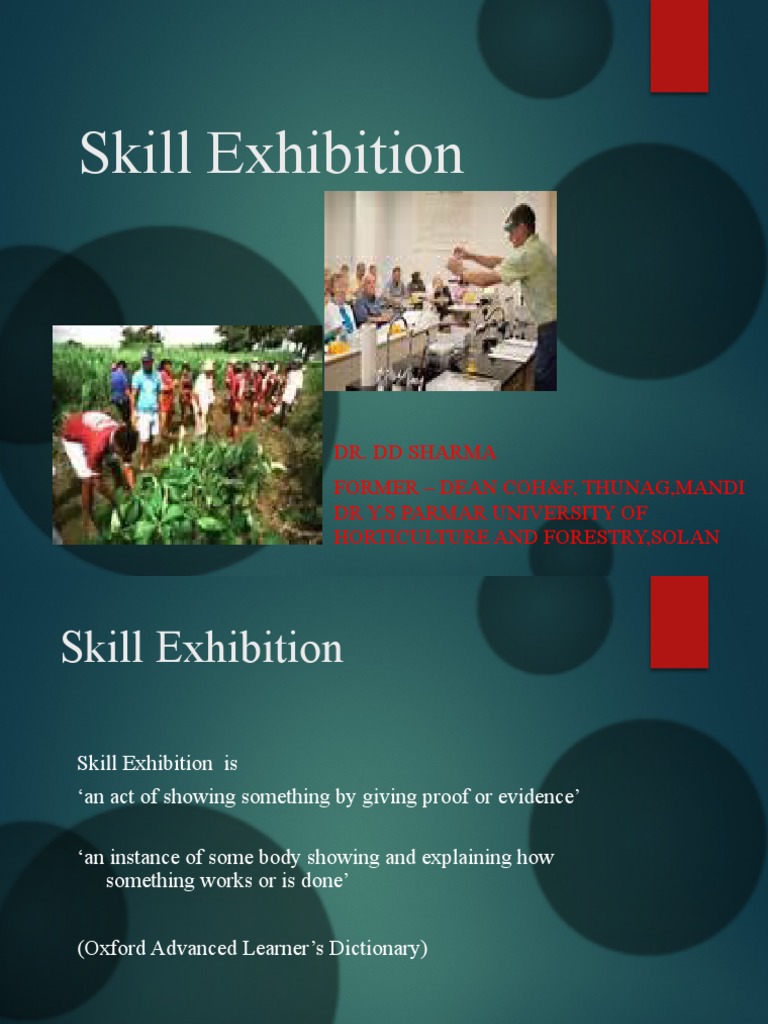 Skill Exhibition | PDF | Career & Growth | Self-Improvement