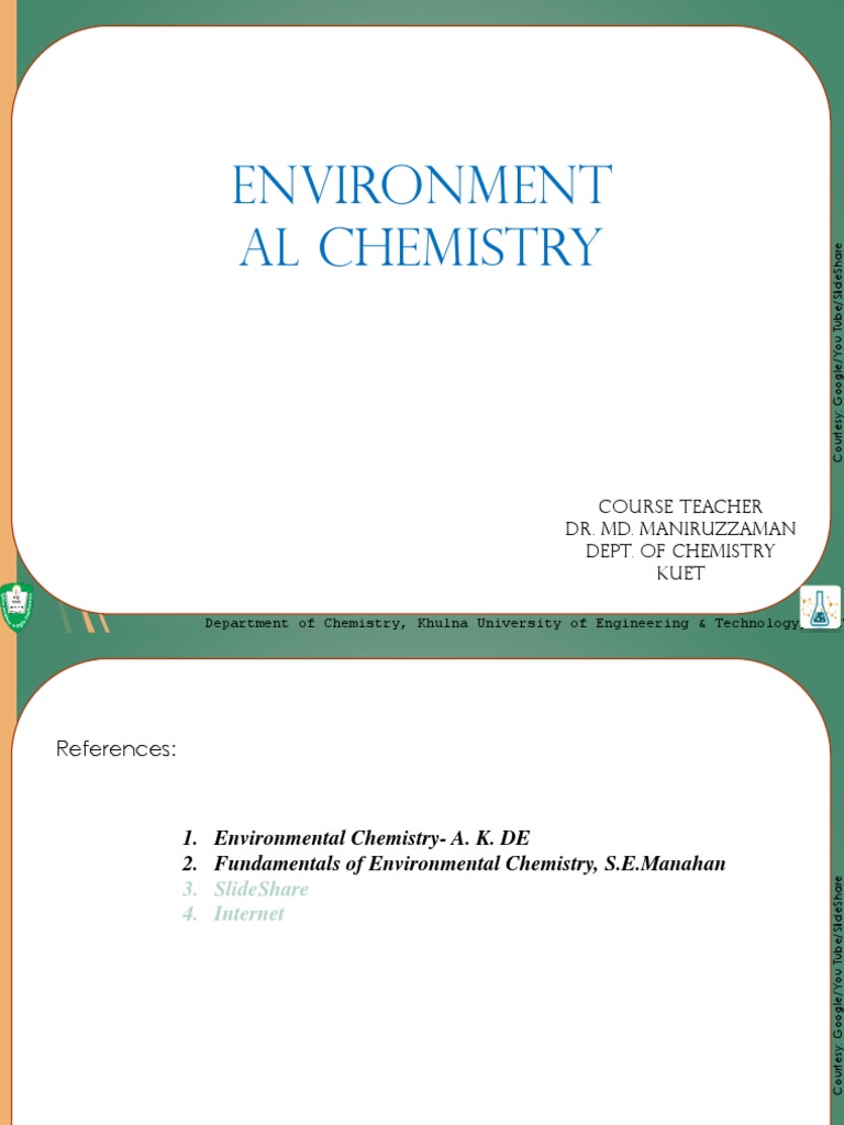 Environmental Chemistry Overview for Students | PDF | Greenhouse Effect | Atmosphere Of Earth