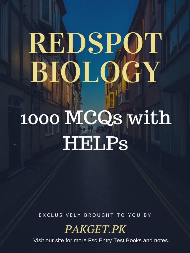 Redspot Biology 1000 MCQs (@IMAT - Hub) | PDF