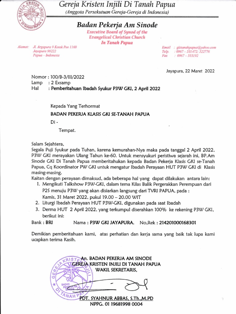 Hut P3W Gki Di TP | PDF