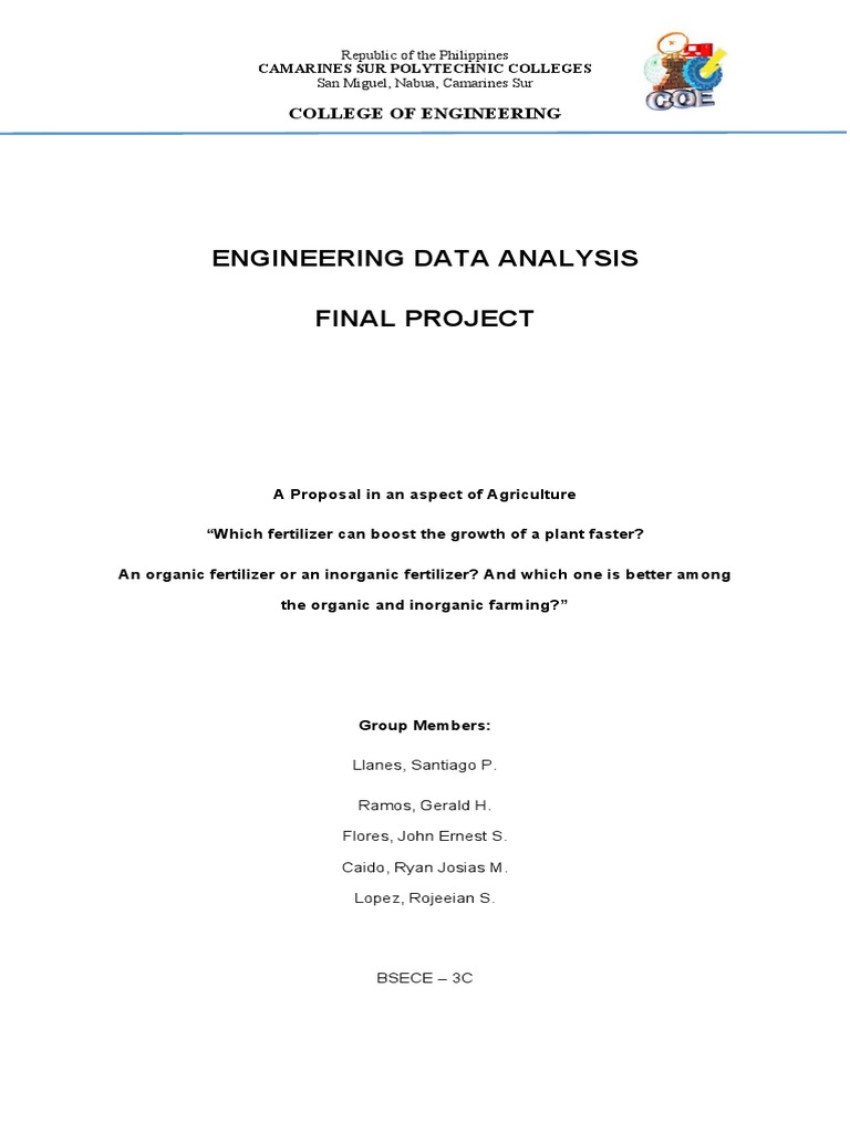 EDA Final Project | PDF | Fertilizer | Organic Farming