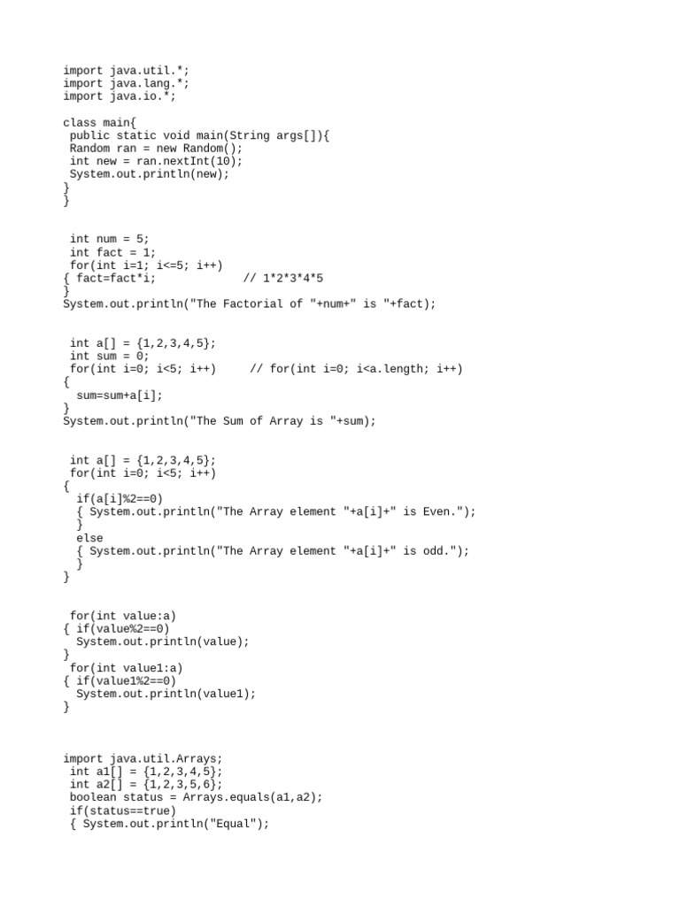 Java Imp Pdf Computer Programming Software Engineering