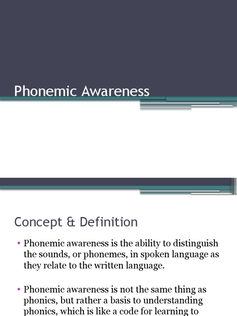 Phonemic Awareness | PDF | Phonics | Writing