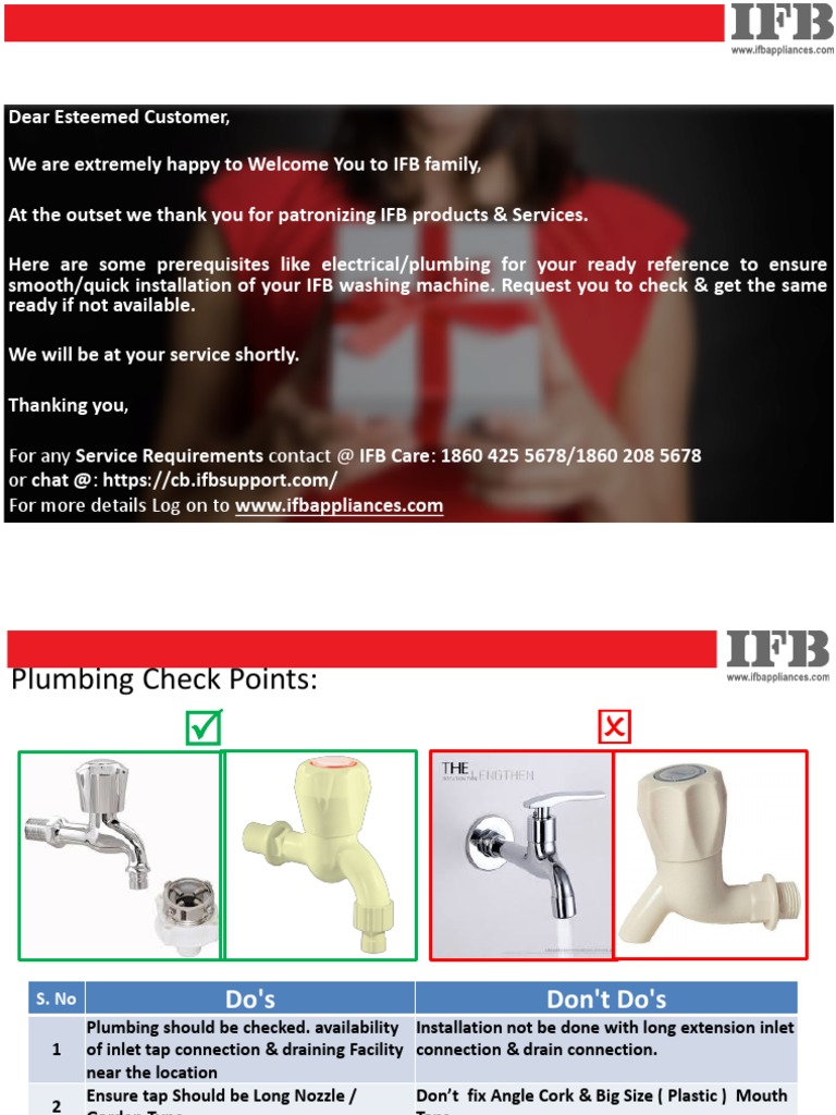 Welcome Message | PDF | Ac Power Plugs And Sockets | Tap (Valve)