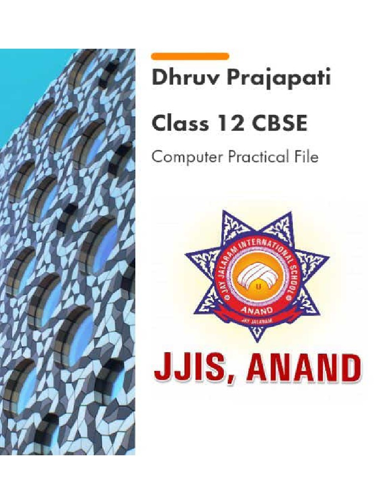Dhruv Comp Practical | PDF