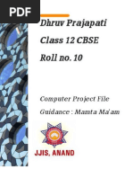 Internal Resistance Class 12 CBSE PROJECT | PDF