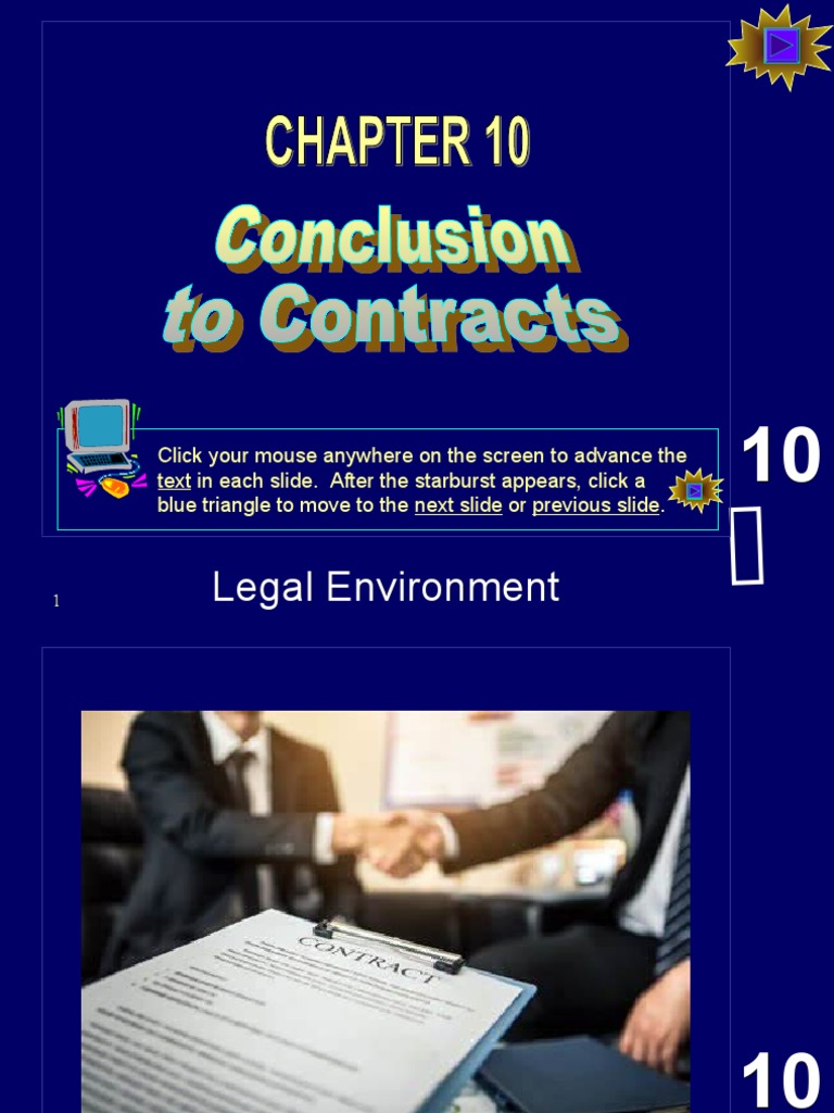 Week 6 - Conclusion To Contracts | PDF | Assignment (Law) | Damages
