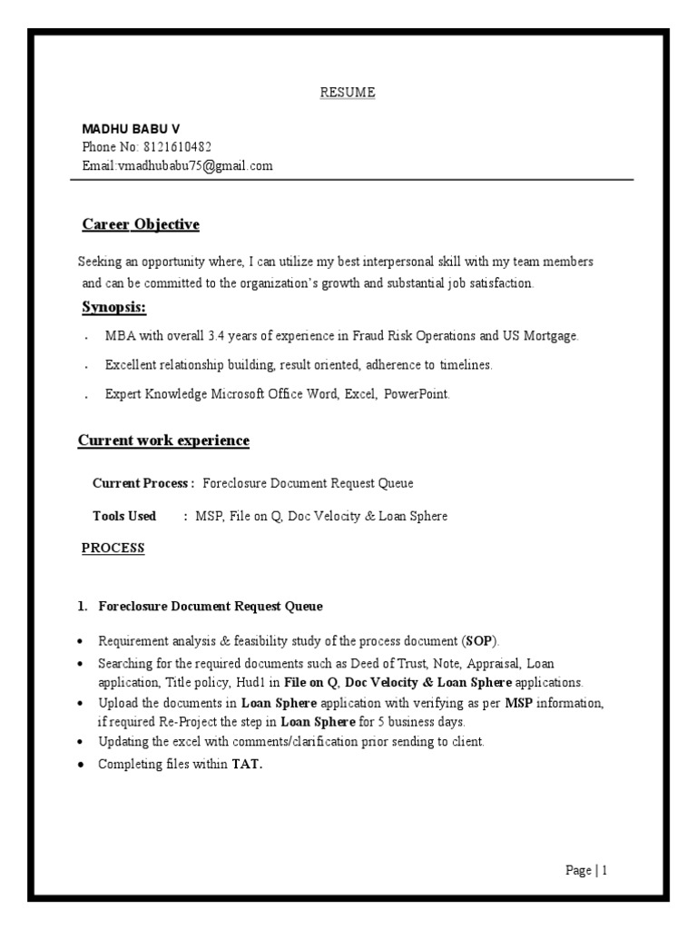 Experience Resume Fraud | PDF | Foreclosure | Information