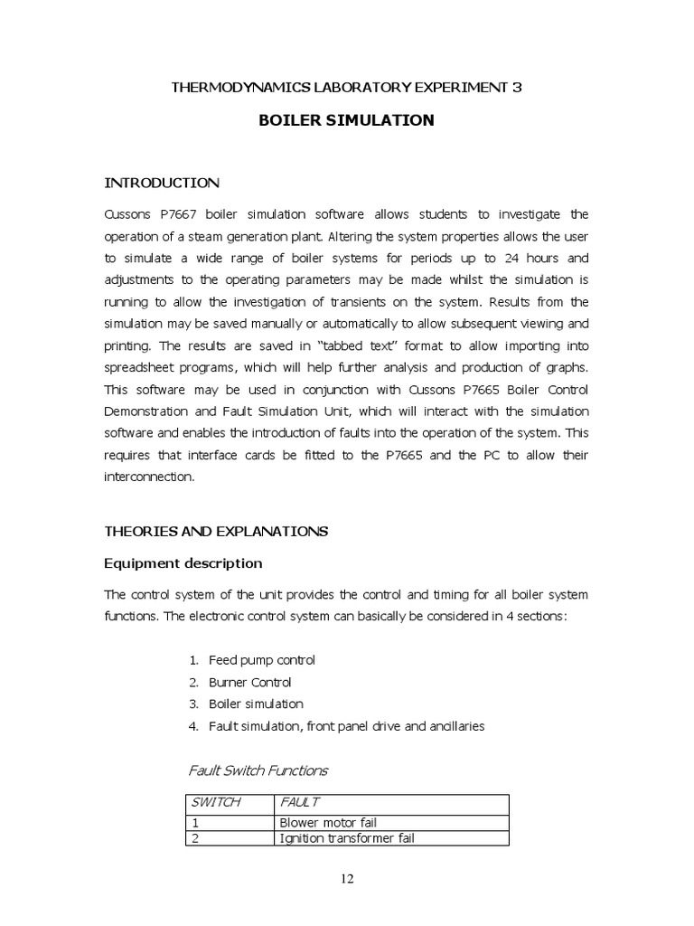 Exp3 - Boiler Simulation | PDF | Boiler | Simulation