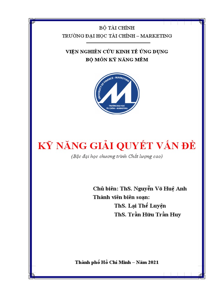 Kỹ Năng Giải Quyết Vấn Đề Clc | PDF