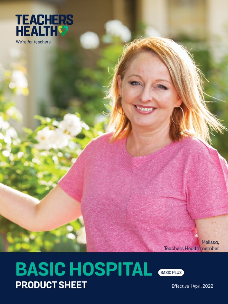 Teachers Health Basic Hospital & Extras Guide | PDF | Surgery | Insurance