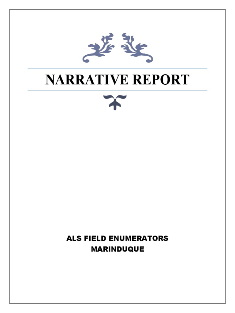 Narrative Report_als Enumerators | PDF