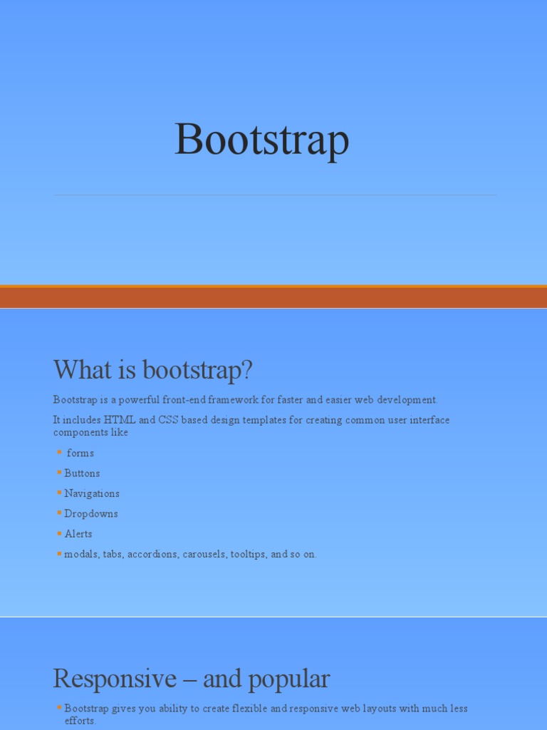 Bootstrap Pdf Bootstrap Front End Framework Software