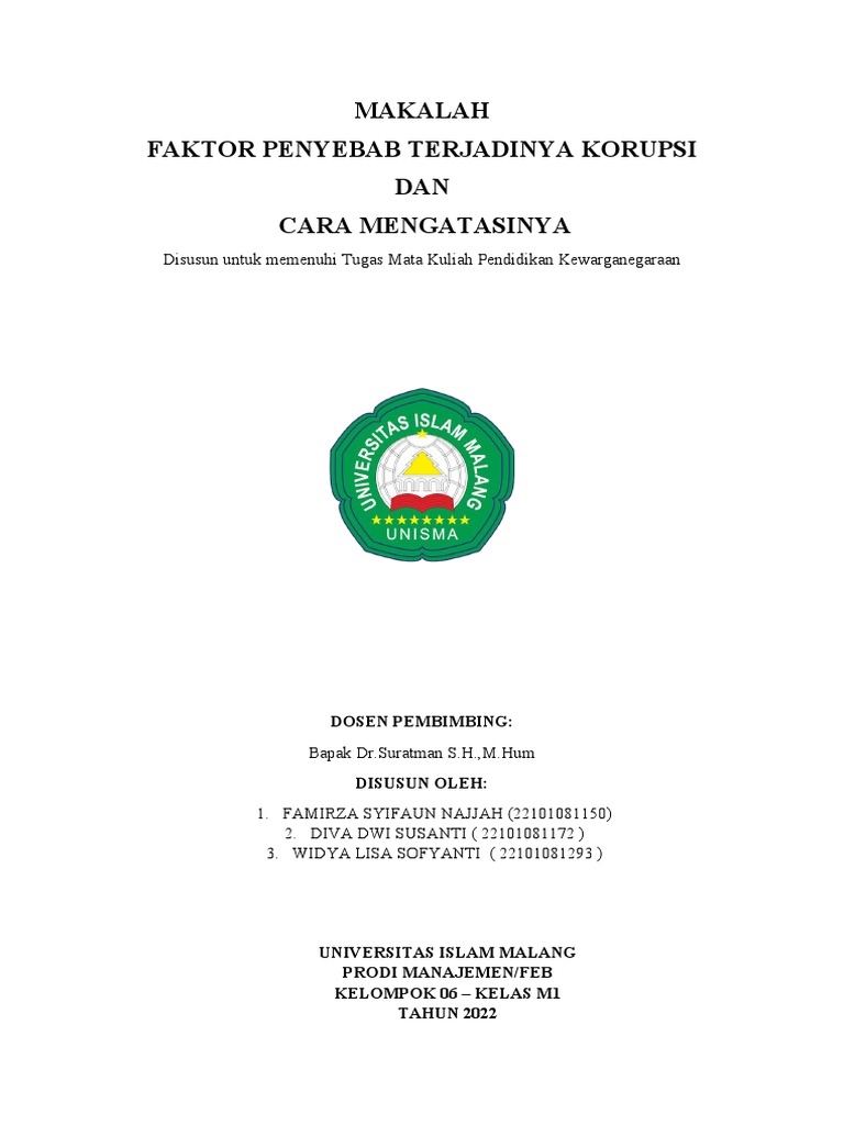 Makalah PKN Kel 6 Materi 10 | PDF