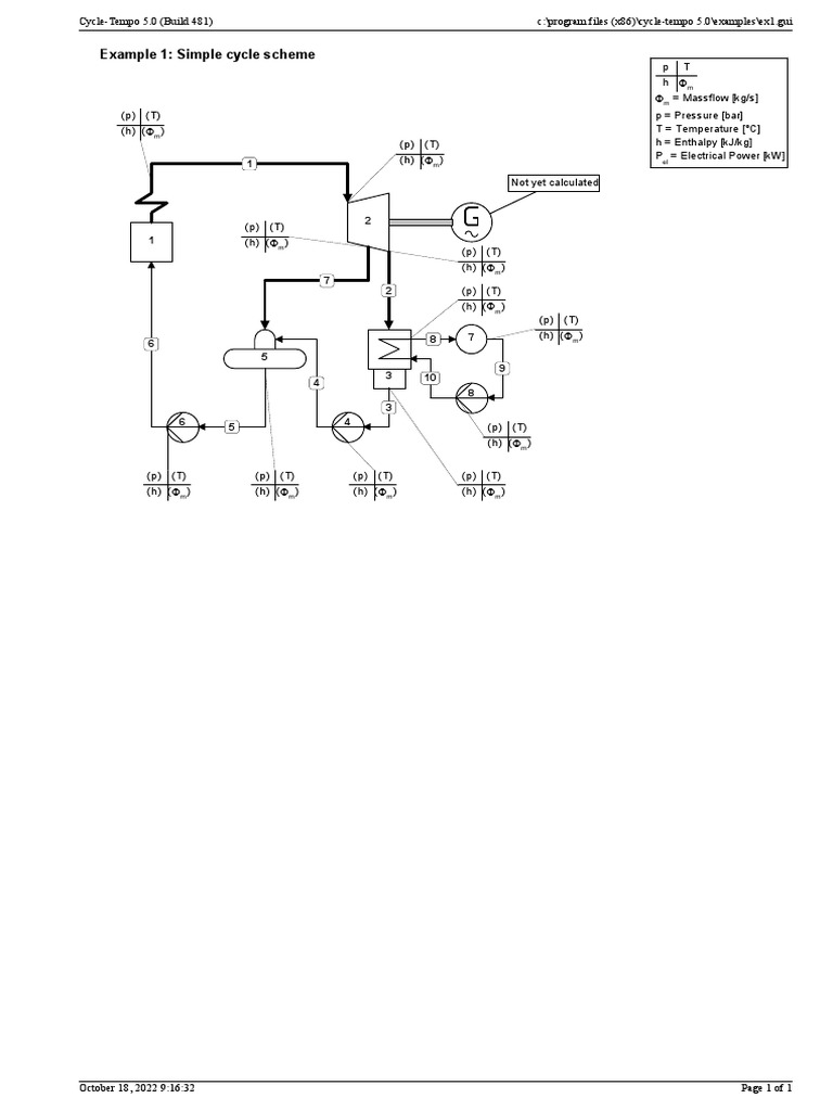 Pages Printed by Cycle-Tempo | PDF | Physical Quantities | Nature