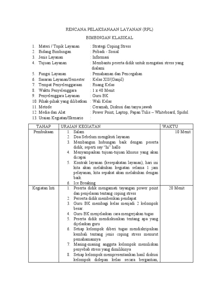 RPL Klasikal Kelas XII - A | PDF