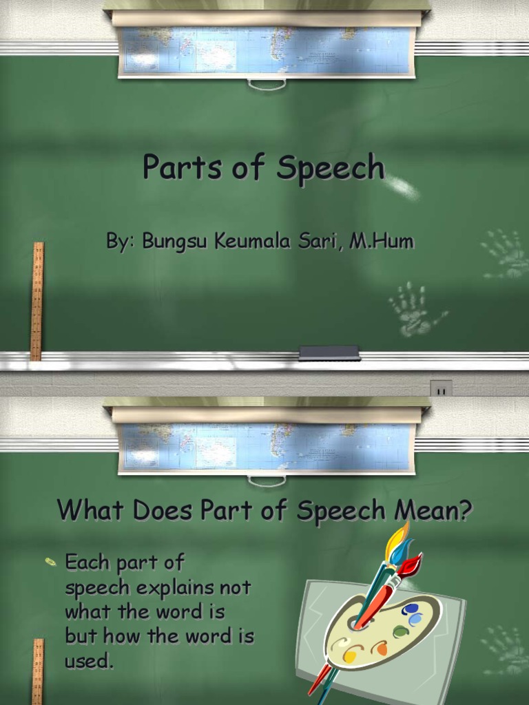 Parts of Speech Overview and Examples | PDF