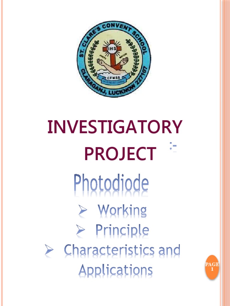 Photodiode Investigatory Project | PDF | Diode | Electricity