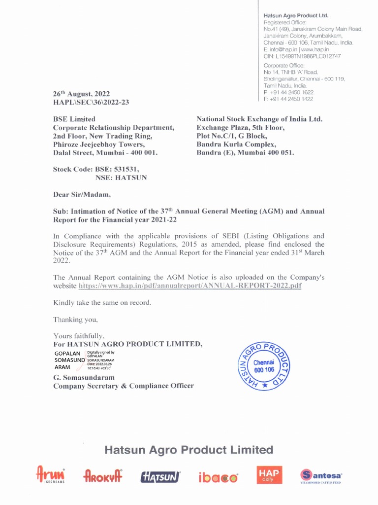 Hatsun Agro Products | PDF | Equity (Finance) | Financial Capital