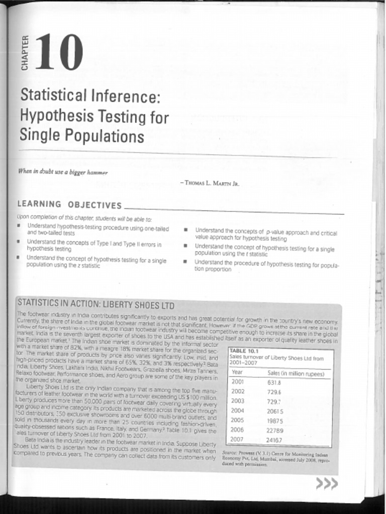 10 Hypothesis Testing Full Pdf