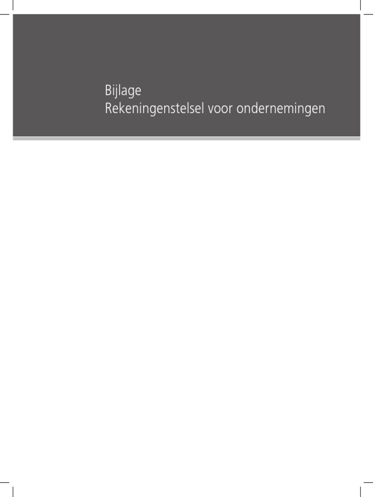 MAR Dubbel Boekhouden - Losse Bijlage - DEF-1 | PDF