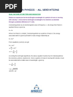 Ray Optics Formula Sheet | PDF