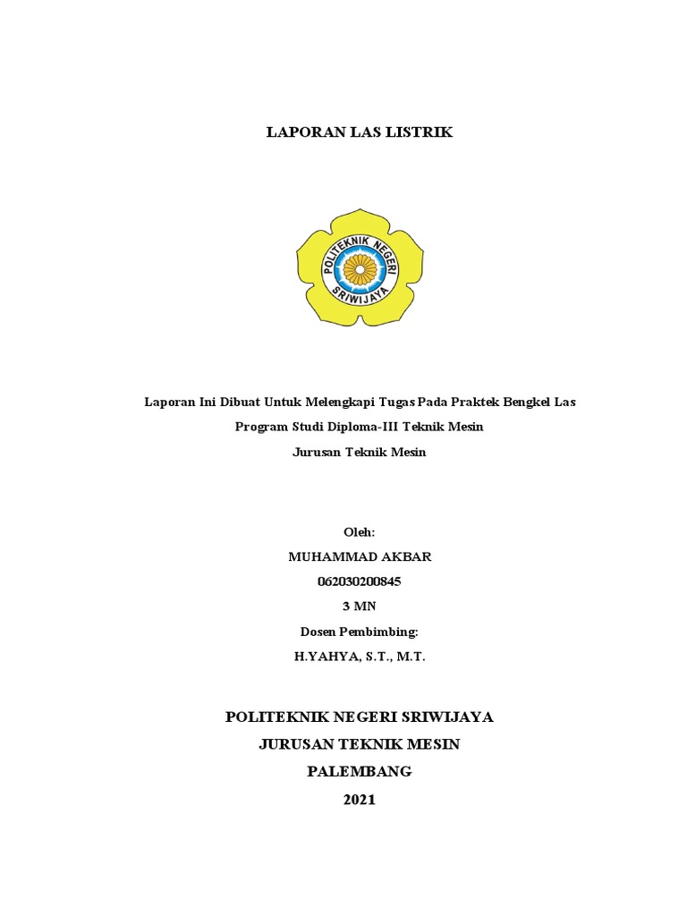 Laporan Bengkel Las | PDF