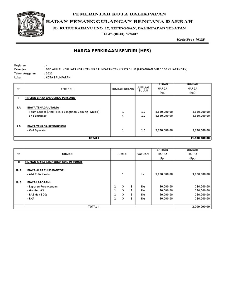 Pek. Penawaran | PDF