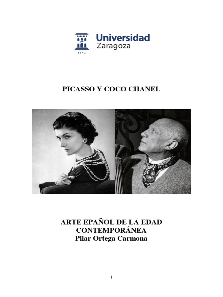 Picasso y Coco Chanel DEF | PDF | Pablo Picasso | Cubismo