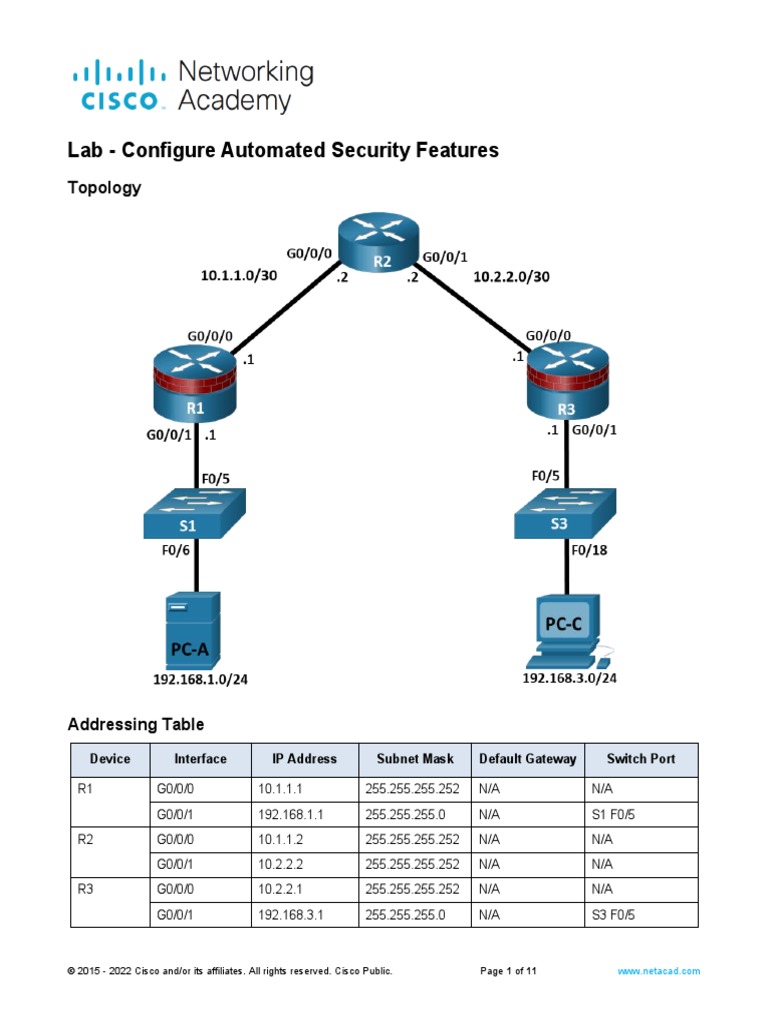 6 2 7 Lab Configure Automated Security Features Pdf Computer