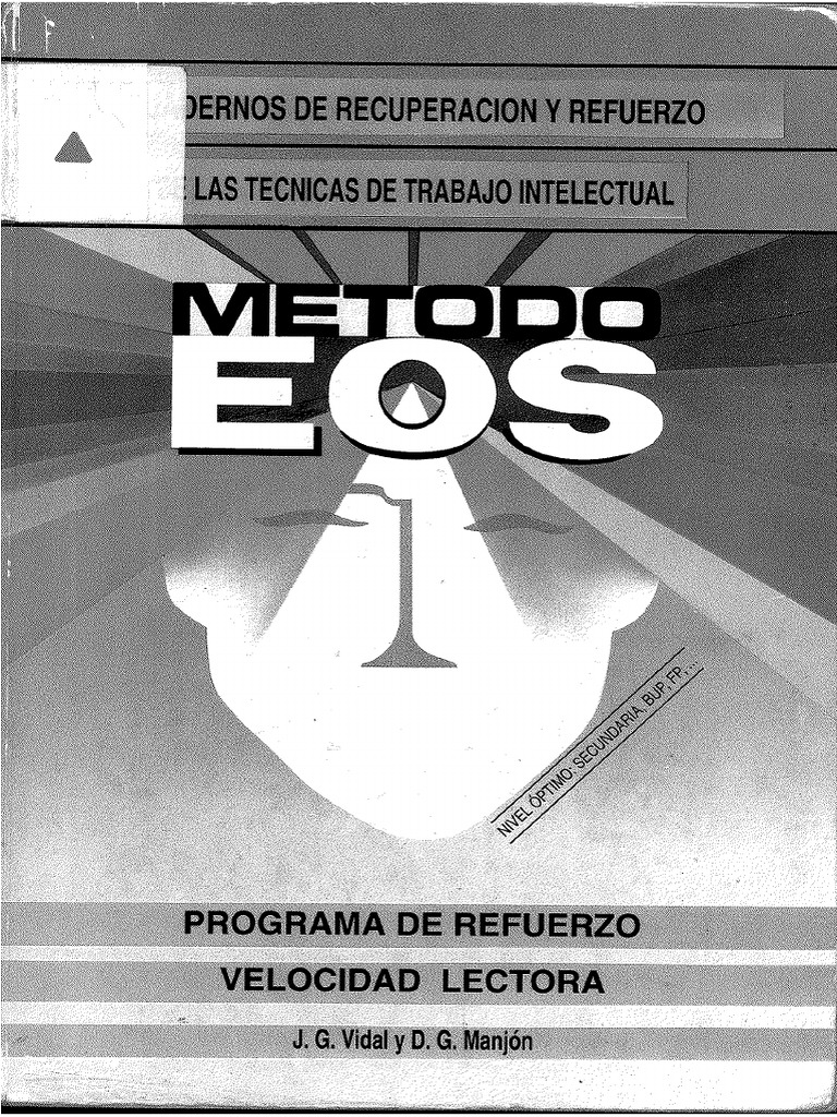 Programa de Refuerzo Velocidad Lectora - Metodo Eos (Secundaria) | PDF