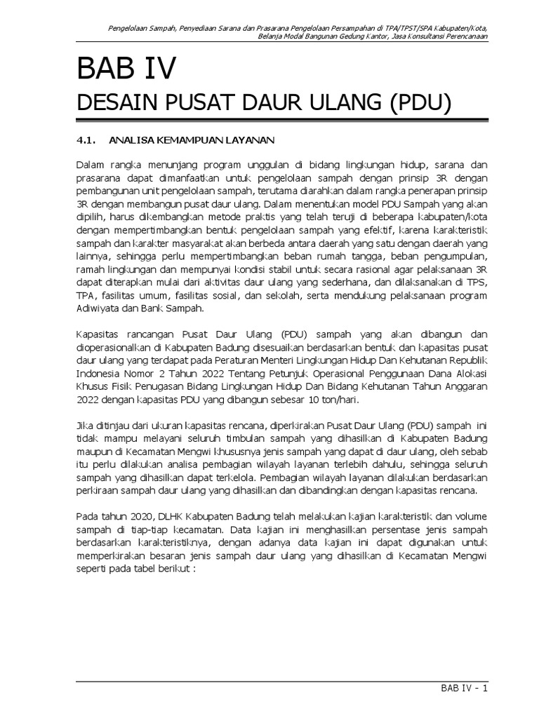 Bab Iv Desain Pdu | PDF