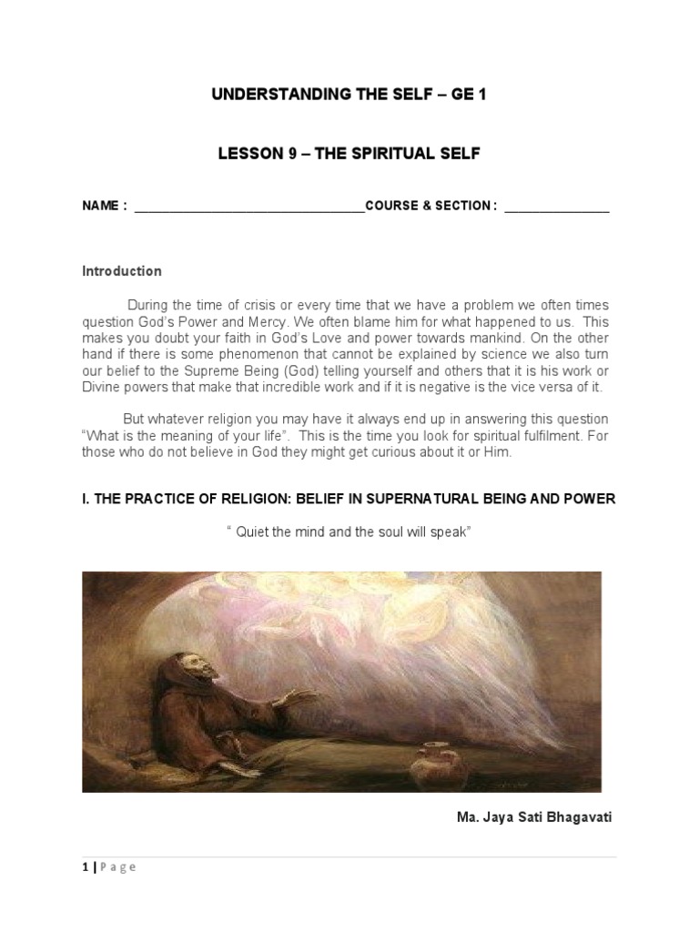 Ge1 Lesson 9 | PDF | Noble Eightfold Path | Spirituality