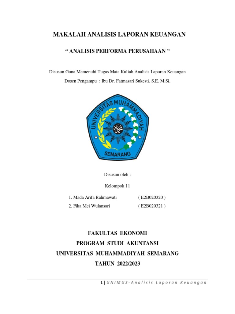 Analisis Performa Perusahaan 2022 | PDF | Bisnis