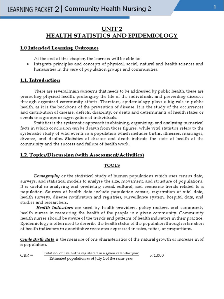 NCM 113 LP2 Quiaño | Download Free PDF | Epidemiology | Mortality Rate