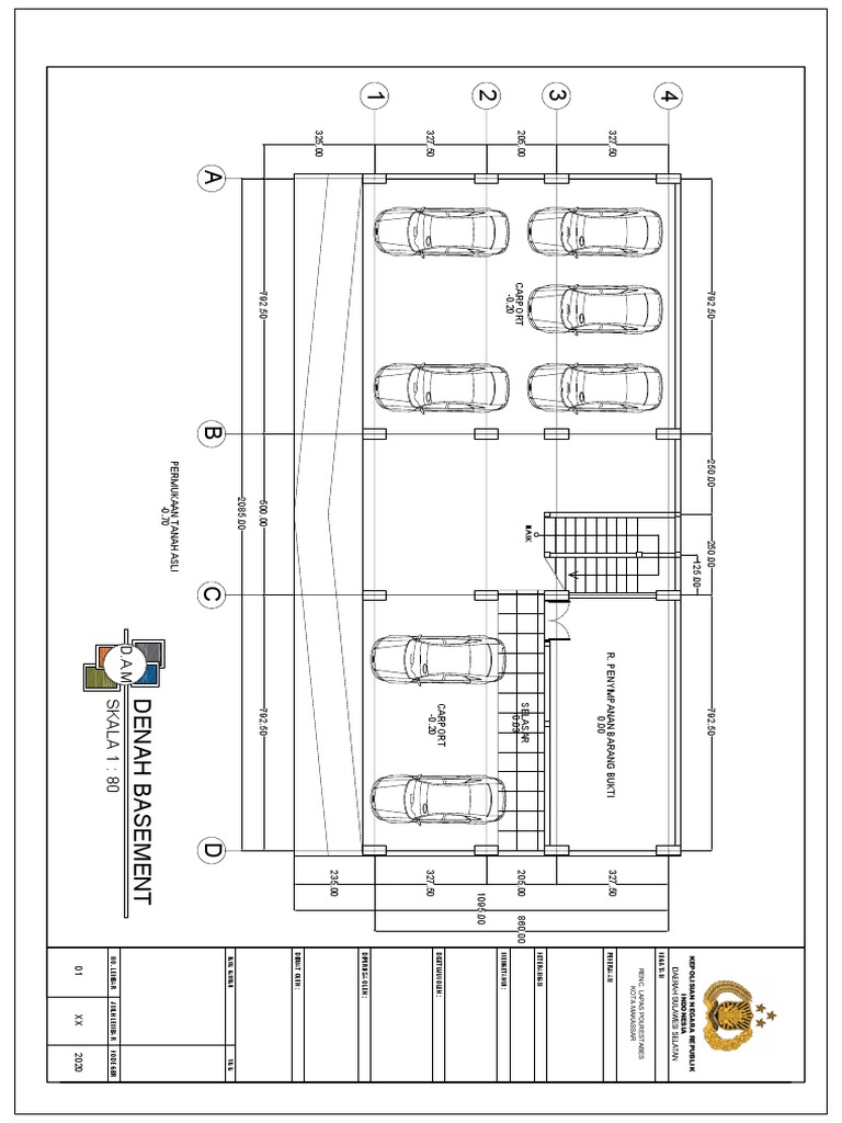 Alt 2 Denah Basement Lt. 1 | PDF