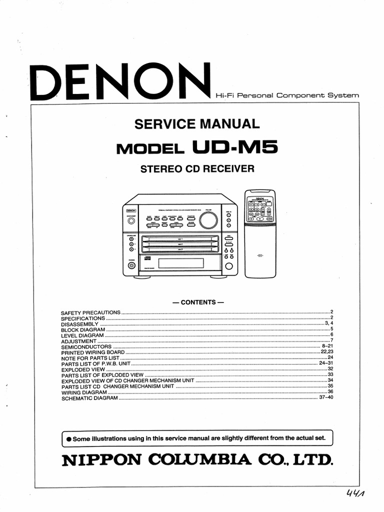 Denon Ud-M5 | PDF