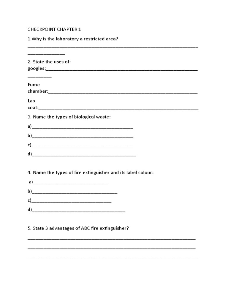 Checkpoint Chapter 1 Pdf