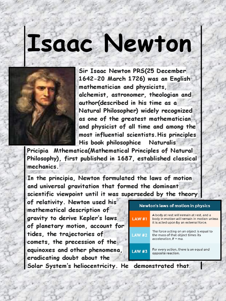 Isaac Newton | PDF | Isaac Newton | Science