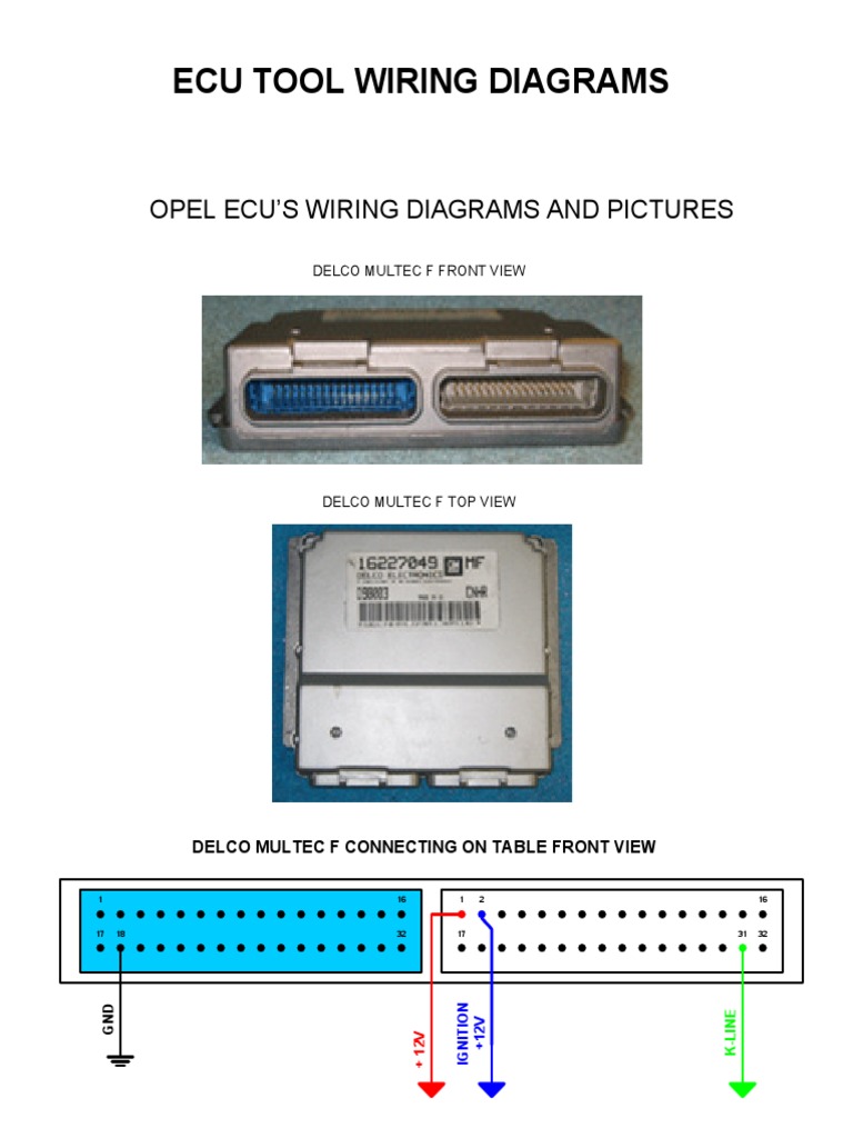 Ecu Tool Wirings Beta | PDF | Engine Technology | Vehicle Parts