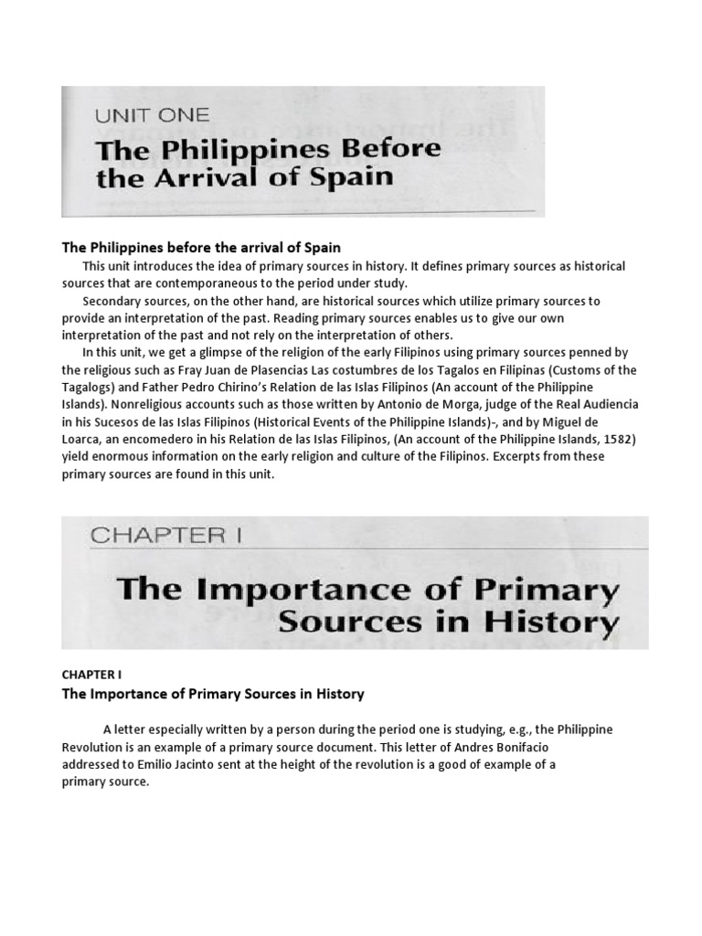 The Philippines Before The Arrival of Spain | PDF | Primary Sources ...