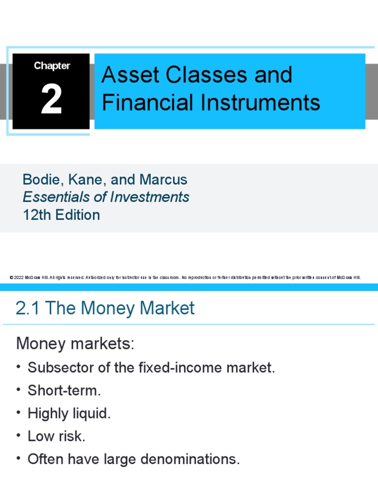 Bodie Essentials of Investments 12e Chapter 02 PPT Accessible | PDF ...
